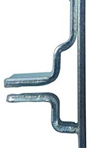 JQuad Trailer Door & Ramp Locking Hasp -4" Mounting- Cam Lock Latch Keeper -Zinc- Made in The USA