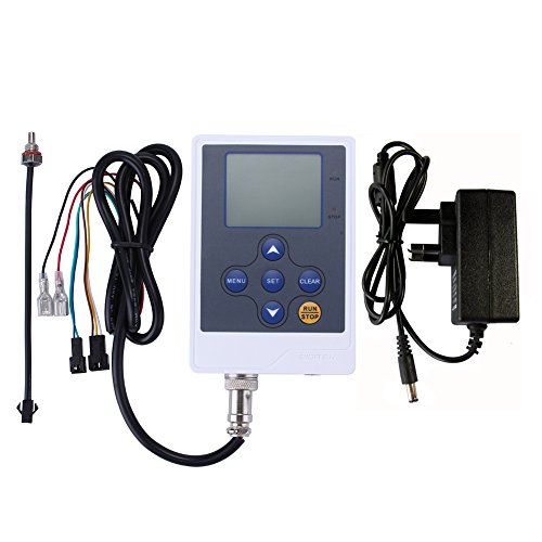 DIGITEN Water Flow Control LCD Display+1/2"Flow Sensor Meter+1/2"Solenoid Valve+12V Power