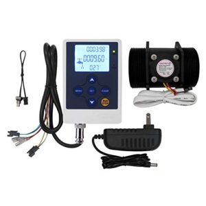 digiten water flow control lcd display+g2"flow sensor meter+12v power