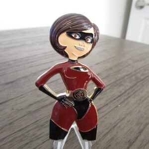 United States Navy Superhero Elastigirl Mrs Incredibles Leave Saving The World to The Men I Don't Think So! Ask The Chief Serialized Challenge Coin