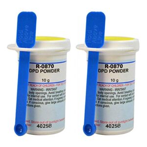 taylor r0870-i swimming pool test kit replacement dpd powder 10 grams (2 pack)