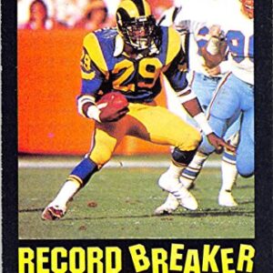 1985 Topps #2 Eric Dickerson RB Most Yards Rushing: Season