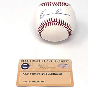 Kevin Costner Bull Durham Field Of Dreams Signed Autograph Official MLB Baseball Steiner Sports Certified