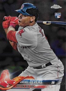 2018 topps chrome #25 rafael devers nm-mt rc red sox