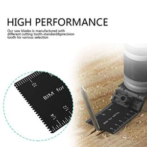 50 Pack Professional Pro Grade Wood/Bi-Metal Oscillating Saw Blades Universal Quick Release Multitool Tool Blade Japan Tooth for Bosch, Craftsman, FEIN, Ridgid, TCH, Makita, Milwaukee