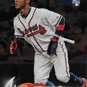 2018 Topps Chrome #72 Ozzie Albies Atlanta Braves Rookie Baseball Card - GOTBASEBALLCARDS