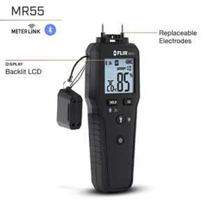 FLIR MR55 - Pin Moisture Meter with Bluetooth for Instant Data Sharing via the FLIR Tools® Mobile app.