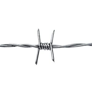 Real Barbed Wire 25ft 18 Gauge - Great for Crafts, Fences, and Critter Deterrent