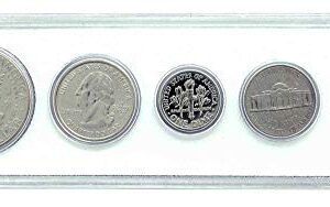 2007-5 Coin Birth Year Set in American Flag Holder Uncirculated