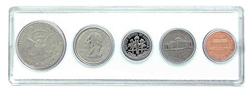 2007-5 Coin Birth Year Set in American Flag Holder Uncirculated