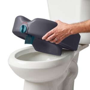 Medline Heavy Duty Raised Toilet Seat, Gray