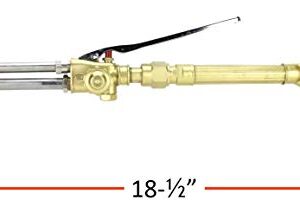 Heavy Duty Oxy-Fuel Torch Replacement for Victor with Check Valves + Cutting Tip + Welding Tip + Heating Tip (Acetylene)