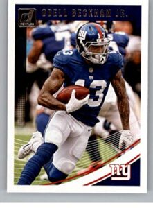 2018 donruss football #202 odell beckham jr. new york giants official nfl trading card