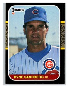 1987 donruss #77 ryne sandberg chicago cubs mlb baseball card nm-mt