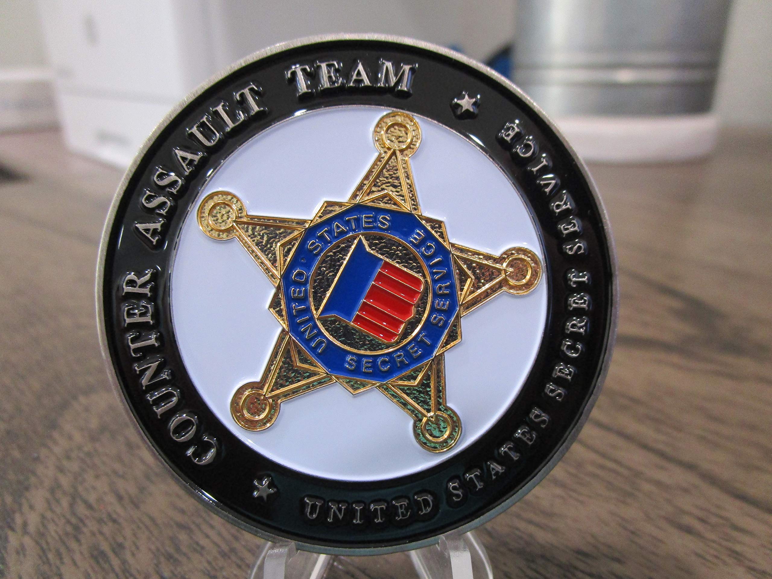 United States Secret Service Counter Assault Team USSS Challenge Coin Measures 2 1/4"