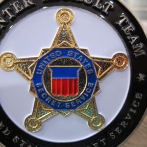 United States Secret Service Counter Assault Team USSS Challenge Coin Measures 2 1/4"