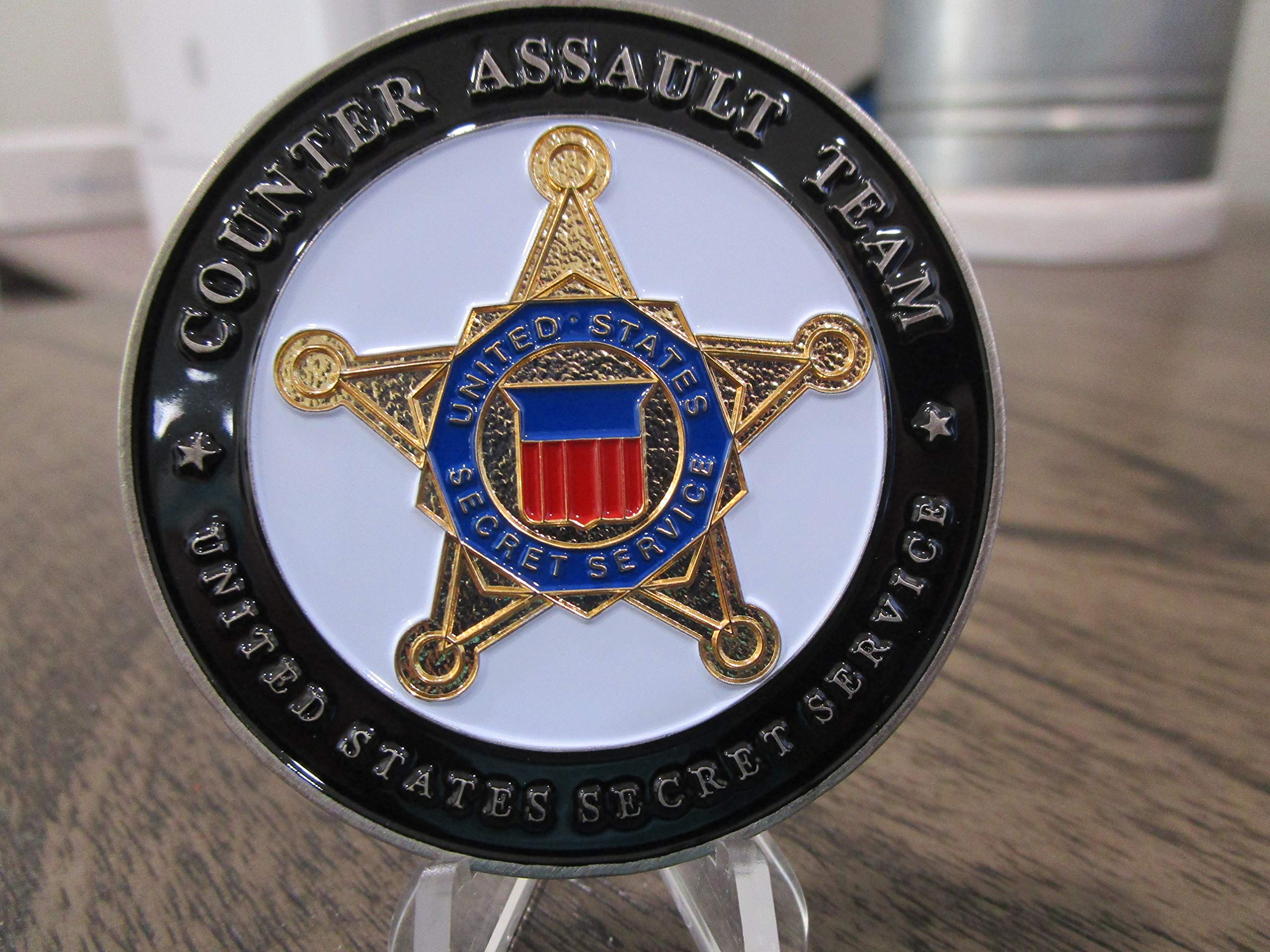 United States Secret Service Counter Assault Team USSS Challenge Coin Measures 2 1/4"