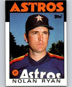 1986 topps #100 nolan ryan nm-mt astros baseball