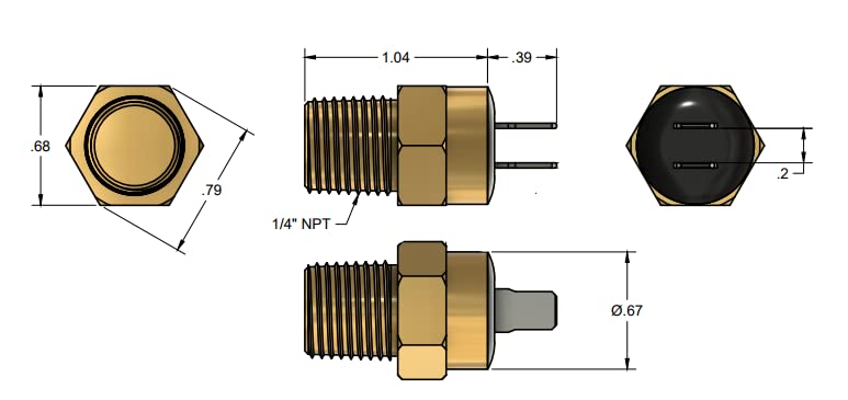 Wholesale Sensors Replacement for Pentair 42002-0025S 140F Automatic Gas Shutoff Switch for Pool and Spa Heater Electrical Systems 12 Month Warranty