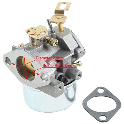 TC-Home 640052 Carburetor fit for Tecumseh 8HP 9HP 10HP HMSK80 HMSK90 Snowblower Generator Carb 640349 640054