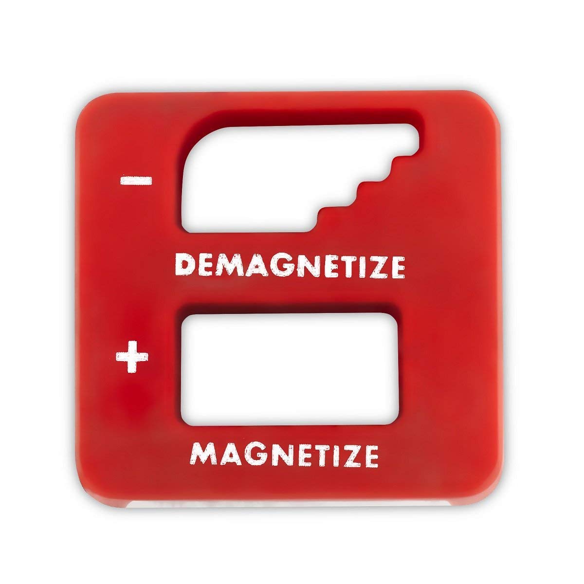 Katzco Precision Demagnetizer-Magnetizer - Pack of 3 Colors - Black, Red, Blue - for Screwdrivers, Small Tools, Small, Big Screws, Drills, Drill Bits, Sockets, Nuts, Bolts, Nails, Construction Tools