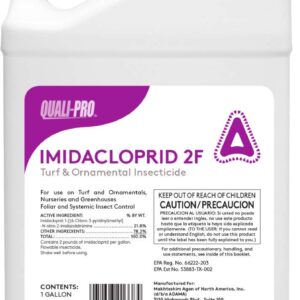 Quali-Pro Imidacloprid T&O 2F Insecticide - Control Pests in Turfgrass and Landscape Plantings | Compare to Merit (1 Gallon)