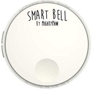 Mighty Paw Smart Bell 2.0 - Extra Receiver Add-On - Enhances Your Set - Dog Doorbell Potty Training - Smart Dog Door Bell - Pet Bell Training - Adjustable Volume Levels (White - Receiver Only)