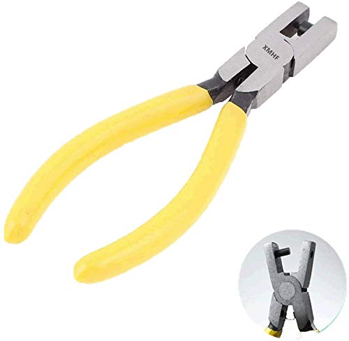 XMHF 2mm Round Hole Punch Pliers for Sheet Metal Yellow