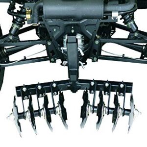 Battle Armor Designs Big Buck 32" Cut Width UTV Disc Plow Harrow with Universal 2" Receiver Mount, Cultivates 1 to 2 Acres