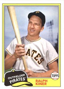 2018 topps archives #262 ralph kiner pittsburgh pirates baseball card