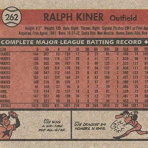 2018 Topps Archives #262 Ralph Kiner Pittsburgh Pirates Baseball Card