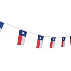 TSMD Texas State Flag Banner,100 Feet Small Mini Texas TX Lone Star Pennant Banner Flags String,Party Decorations Supplies For Bar,School Sports Event,International Festival Celebration