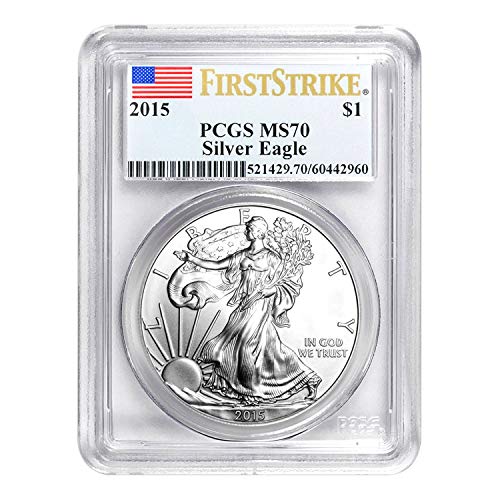 2015 American Silver Eagle First Strike $1 MS-70 PCGS