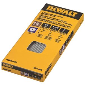 DEWALT DWBN18PP 18 GA Brad Nail Project pack