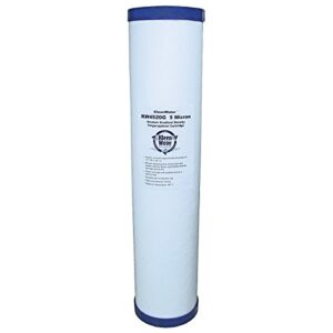 Dirt, Rust and Sediment Meltblown Water Filter, KleenWater KW4520G 5 Micron Replacement Cartridge, 4.5 x 20 Inch (2)