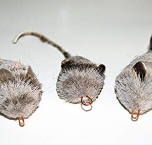 CoolCyberCats Fun Rat Pack 3 Pack of Mice Mouse Refill/Attachment - Fits Wildcat and Popular Bird and Catcher Type Wands/Poles