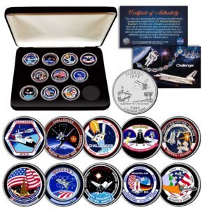 space shuttle challenger mission nasa florida statehood quarters 10-coin set box