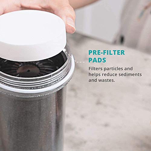 Filter Cartridge (1361) Micro Sponge Pre-Filter (1362) and Mineral Stones (1386) - Advance Replacement for Gravity Water Filter Purifier System (1360)