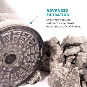 Filter Cartridge (1361) Micro Sponge Pre-Filter (1362) and Mineral Stones (1386) - Advance Replacement for Gravity Water Filter Purifier System (1360)