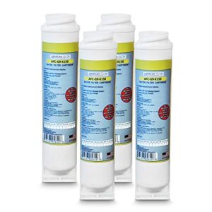 4 - pack afc brand, water filter, model # afc-g9-k15, compatible with ge (r) fqk1k filter