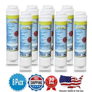 8 - Pack AFC Brand, Water Filter, Model # AFC-G9-K15, Compatible with GE (R) FQK1K Filters