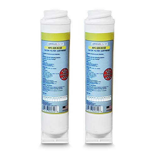 2 Pack AFC Brand, Water Filter, Compatible with GE (R) FQK1K Filter Made in The USA!!