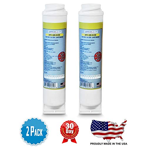 2 Pack AFC Brand, Water Filter, Compatible with GE (R) FQK1K Filter Made in The USA!!