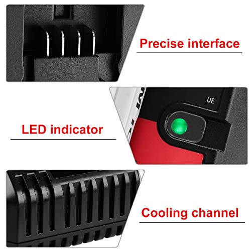 Powilling PCC692L 20V Battery Charger Compatible with Black+Decker 20V MAX Lithium-Ion Battery and Porter Cable Battery PCC680L PCC681L PCC682L PCC685LP PCC699L and Battery LBXR20 LBXR2020 LBX4020