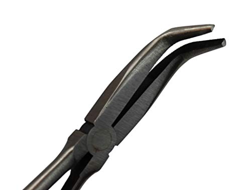 ION TOOL 11” Angled Long Needle Nose Pliers – 90 Degree Bent Nose Pliers