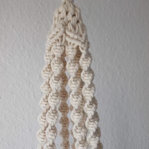 Macrame plant hanger-cotton rope -42 inches (110 cm) long-macrame shelf-candle holder- pot hanger or macrame hanging table