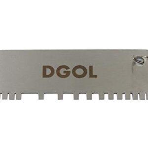 DGOL Stainless Steel Mini Portable Metal Sheet Thickness Gauge Material Wire Thickness Gage