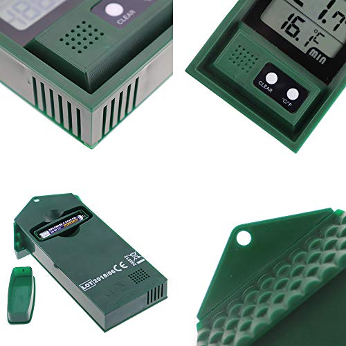 Digital Greenhouse Thermometer – Max Min Thermometer to Monitor High and Low Temperatures in a Greenhouse – Hi Lo Temperature Recording Thermometer Greenhouse Accessories