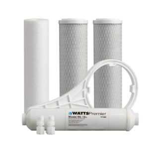 watts premier wp560067 standard 5-stage premium filter kit with 10 in. inline, 10 inch, plain