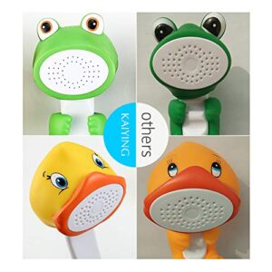 KAIYING Children's Handheld Shower Head,Cartoon Water Flow Spray Shower Head Baby Kids Toddler Bath Accessories (O:Showerhead(Dollie)+Hose+Diverter)